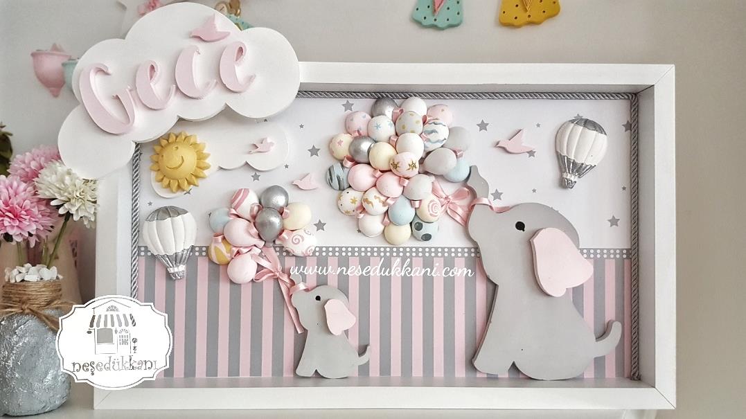 ÇOCUK ODASI PANOSU-11(30X50X5CM)KOKULUTAŞ - Neşedükkanı